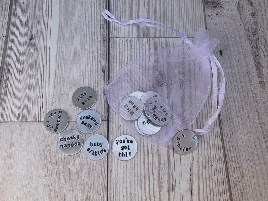 Lockdown Tokens 'I Promise Set of 6 Give the Loved Ones You Miss a ...