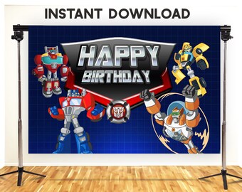 Transformers banner | Etsy