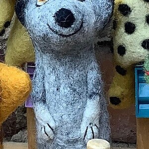 Filz Fingerpuppe Giraffe LÖWE Krokodil Zebra LEOPARD Elefant ...