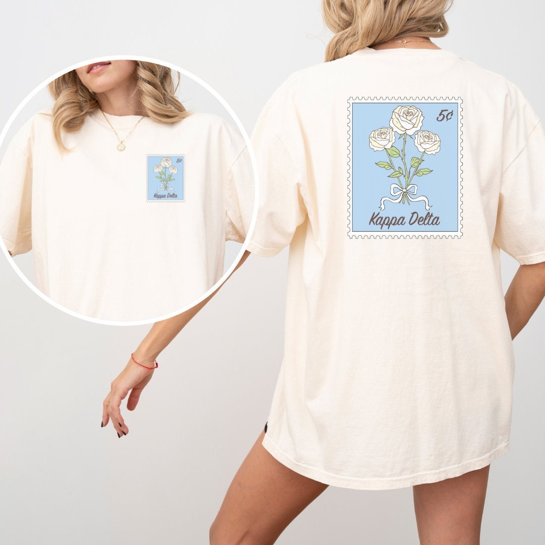 Sorority Bouquet Stamp Shirt // Comfort Colors // Sorority Bid Day ...