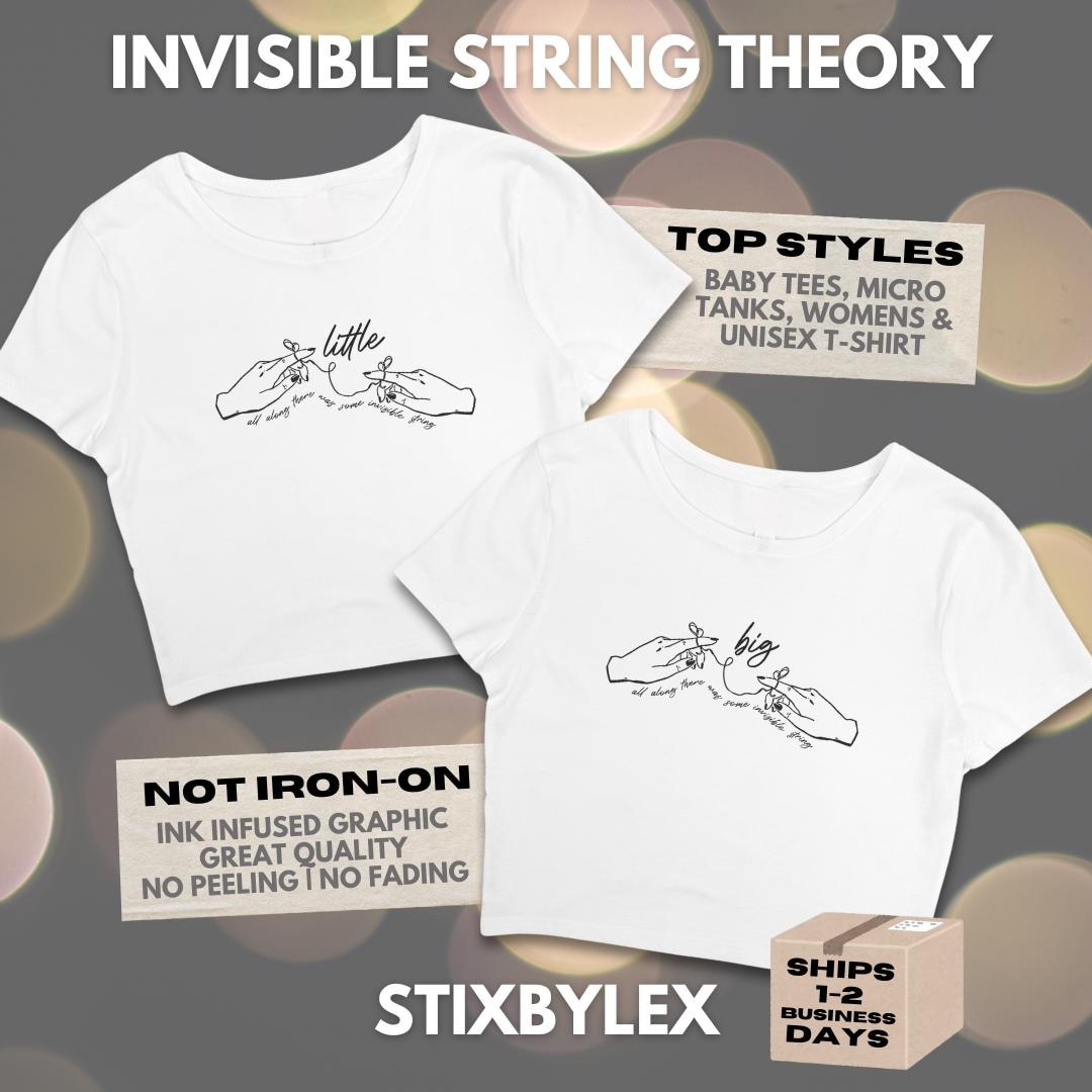 Invisible String Theory Big Little Shirt // Tied Me to You Reveal Theme ...