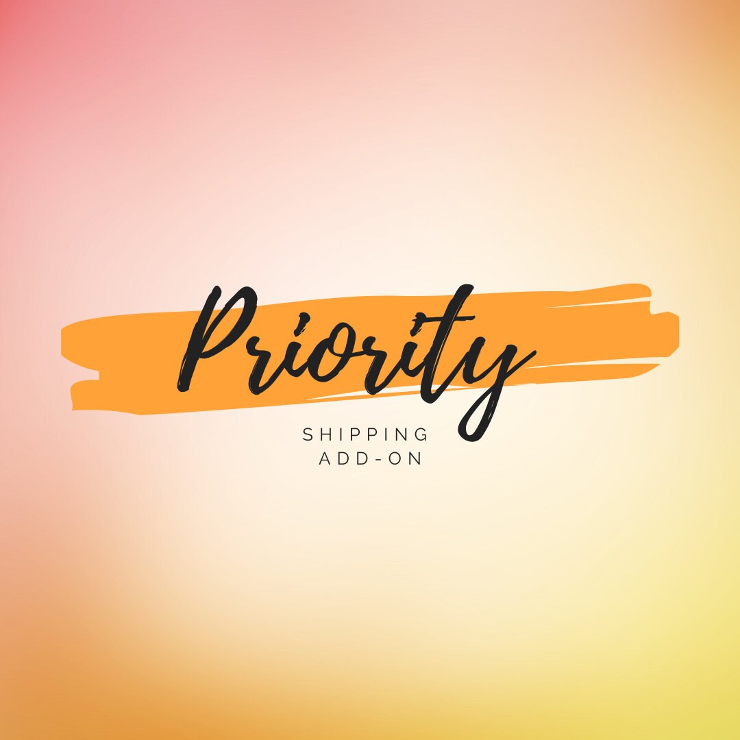 Priority Shipping Mail Add-on - Etsy
