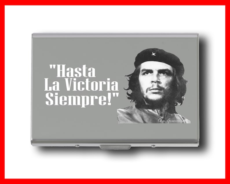 Che Guevara Card Case Personalized Gift Custom Engraved Card - Etsy