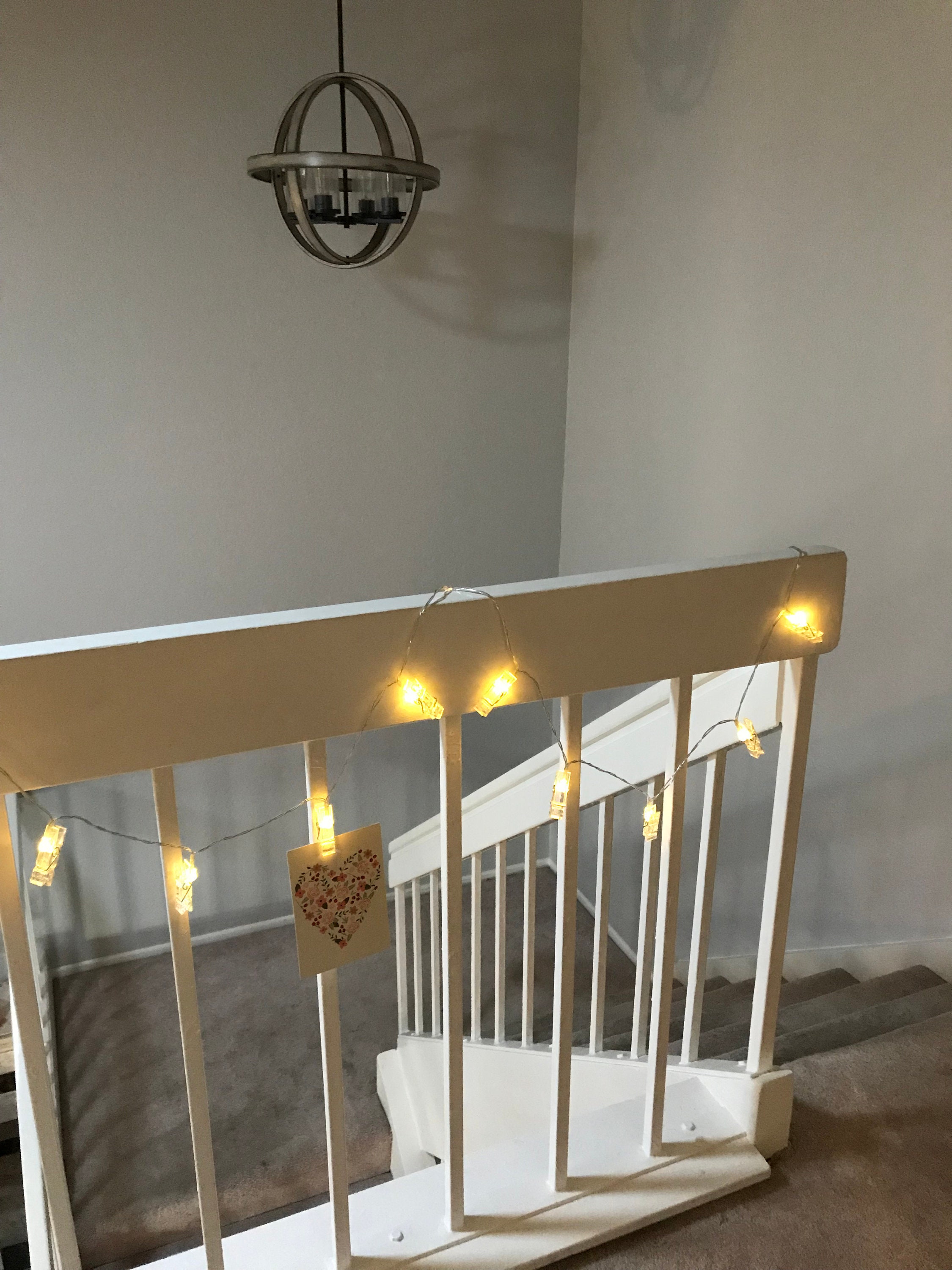 20 LED Clip Lights - 9ft Length - Twinkle Lights - LED Picture Lights ...