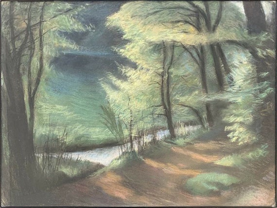 Colored Forest Drawing