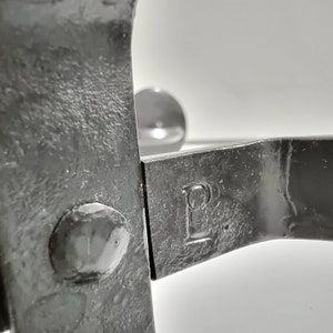 Modernist Wrought Iron Candlestick, Mid-century Avant-garde Metal ...