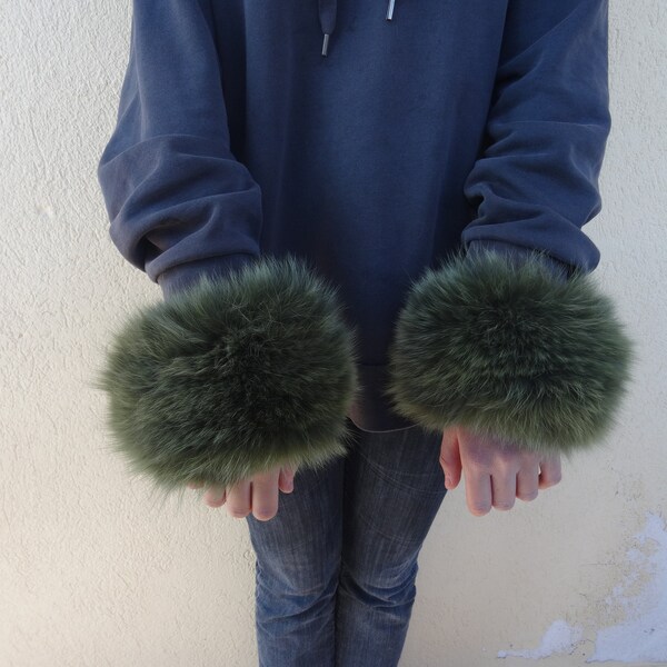 Fur Cuffs - Etsy