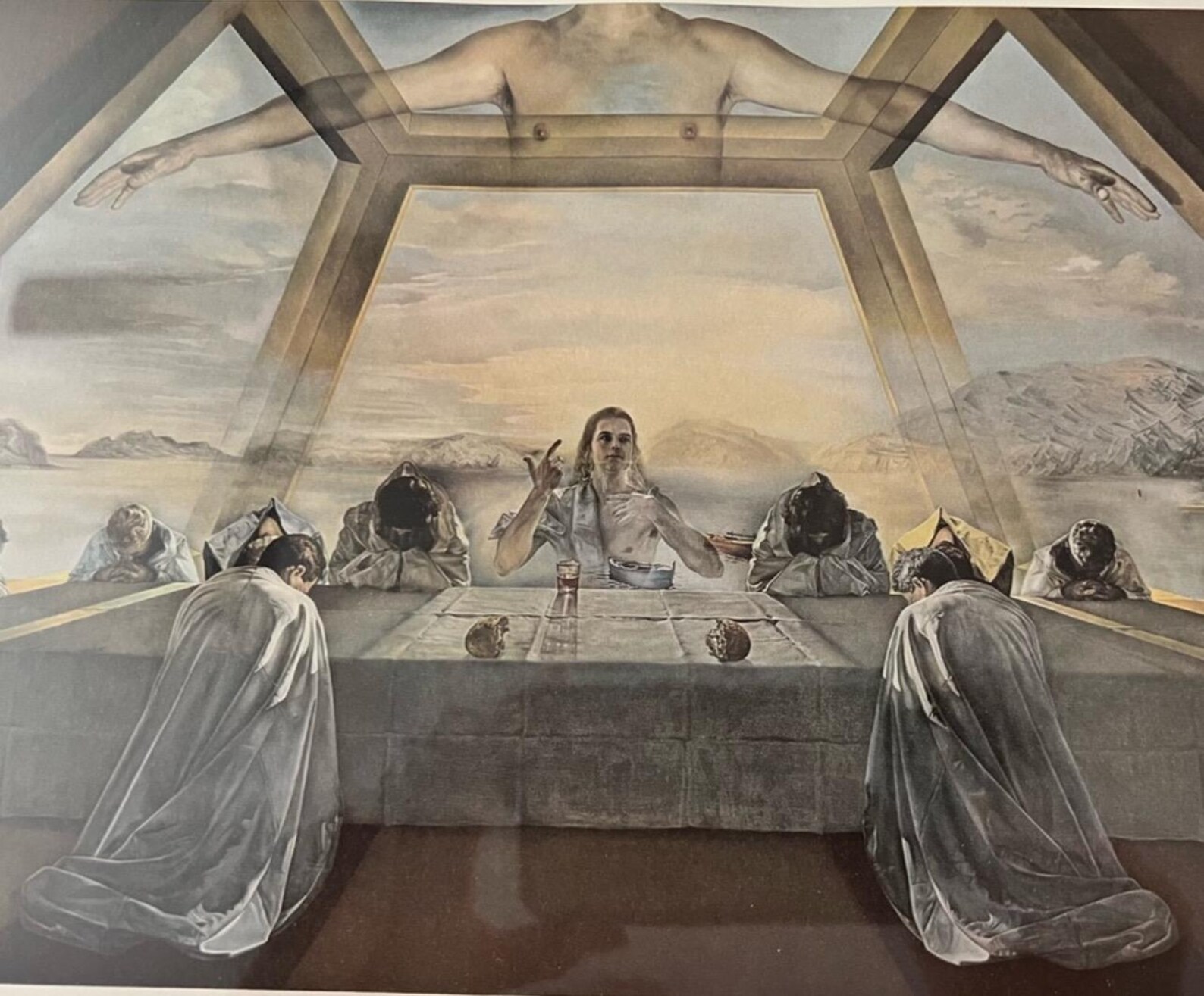 Vintage Framed “sacrament of Christ” Salvador Dali National Gallery Art ...