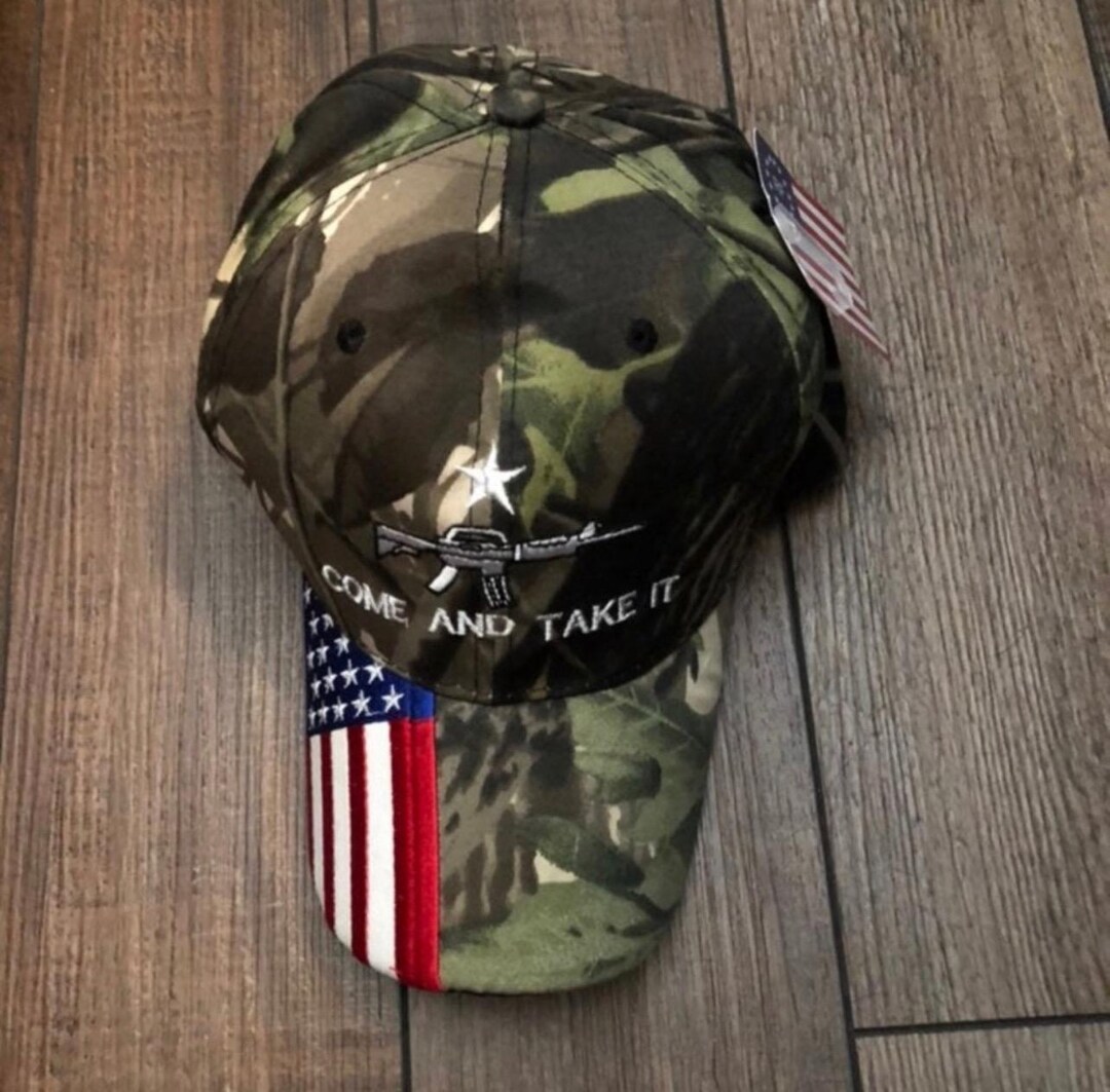 NWT 2nd Amendment Flag Camo Cap Hat NRA Firearms Rights Embroidered - Etsy
