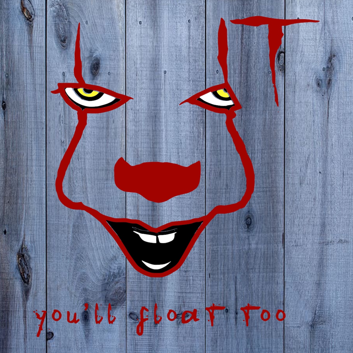 IT You'll Float Too Pennywise Svg Png and Studio 3 Files - Etsy
