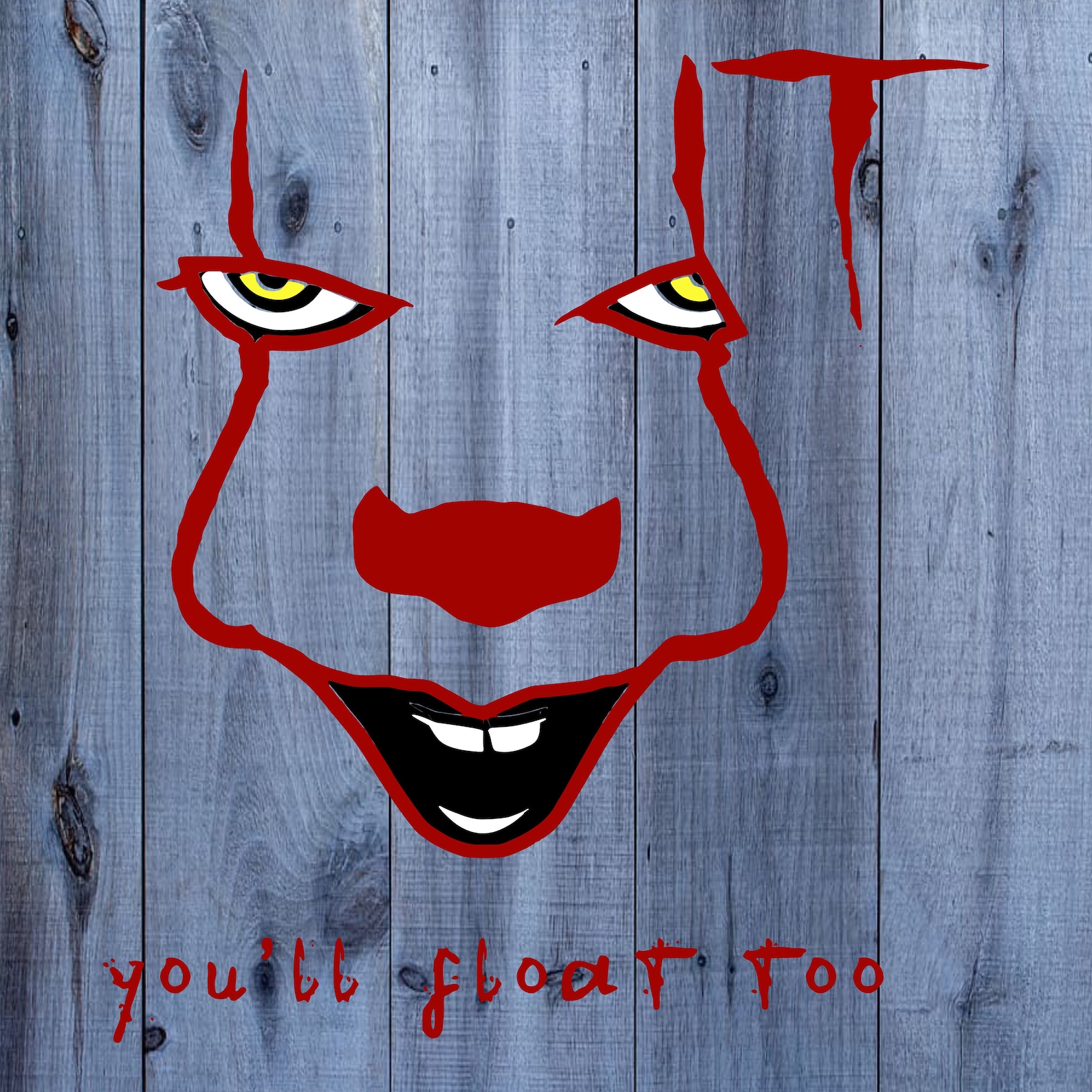 IT You'll Float Too Pennywise Svg Png and Studio 3 Files - Etsy