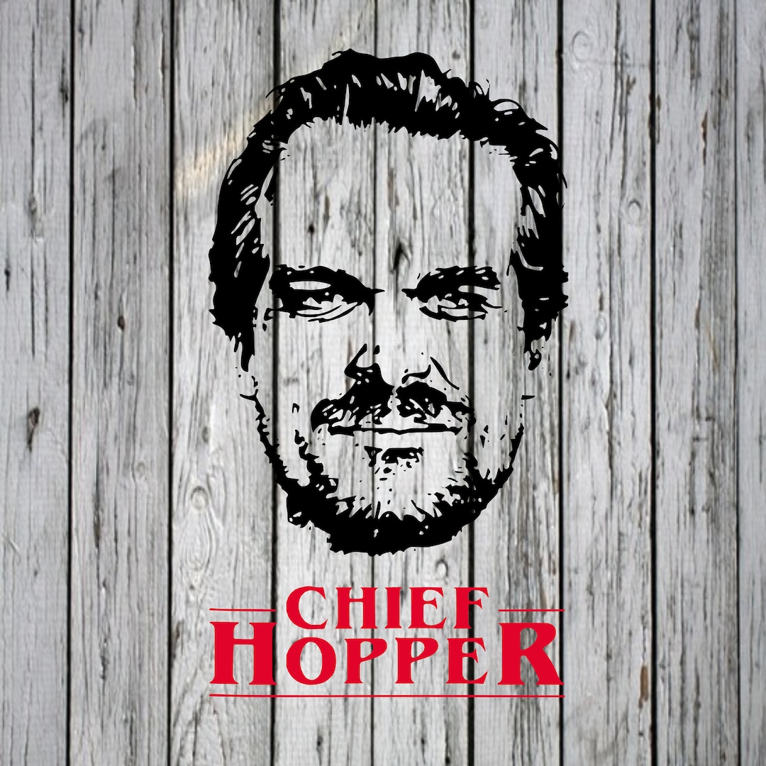 Chief Hopper Stranger Things Svg, Png En Studio 3 Bestanden - Etsy