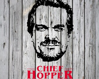 Jim Hopper Sticker - Etsy