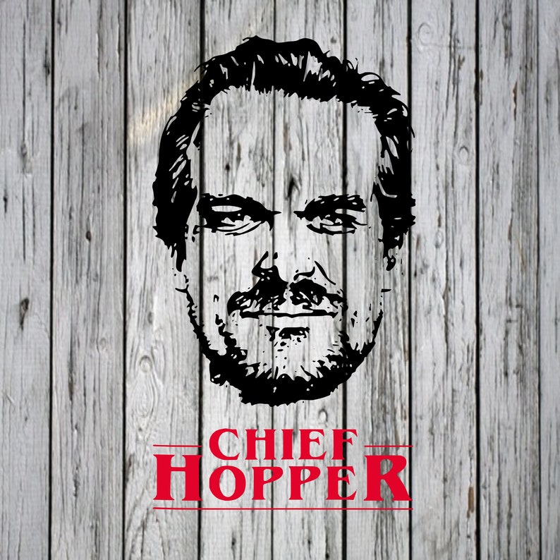 Chief Hopper Stranger Things Svg Png En Studio 3 Bestanden - Etsy