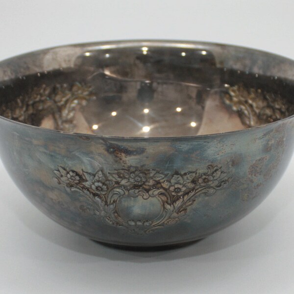 Silver Plate Bowl - Etsy