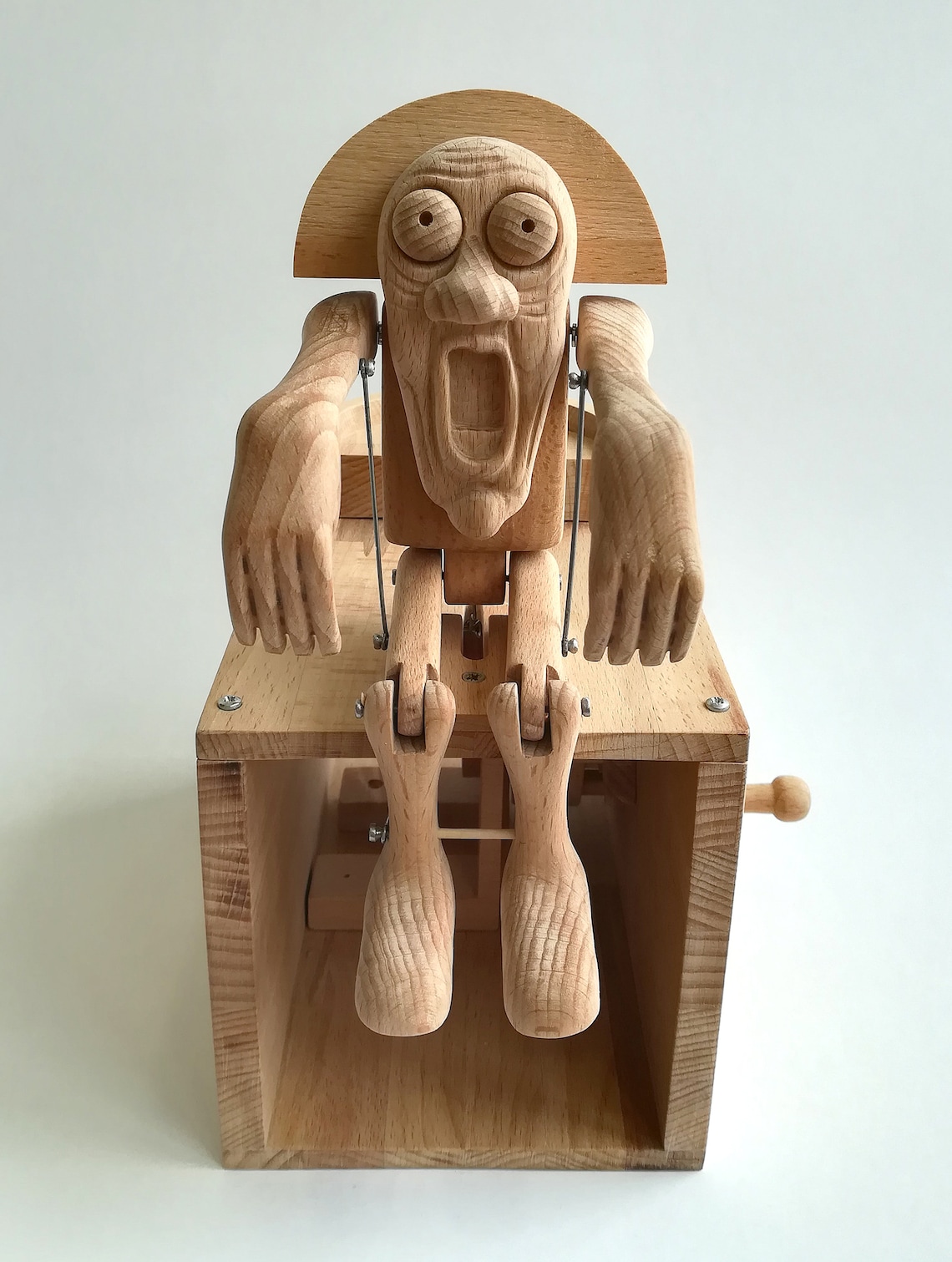 THE AWAKENIG. A Wooden Contemporary Automaton. Handmade. - Etsy
