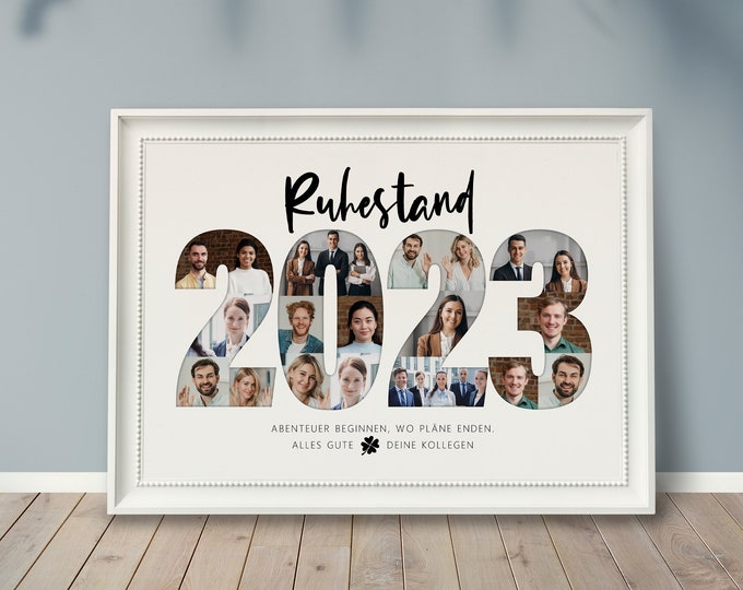 Personalisiertes Bild Definition RUHESTAND Geburtstag Bedanken Geschenk ...