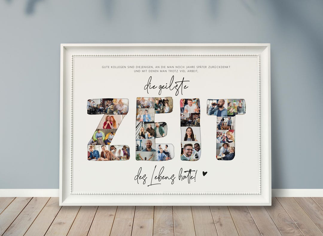 Photo Collage *TIME*, Personalized Gift, Photo Collage - EXPRESS ...