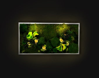 Led Moss Wall Art - Etsy