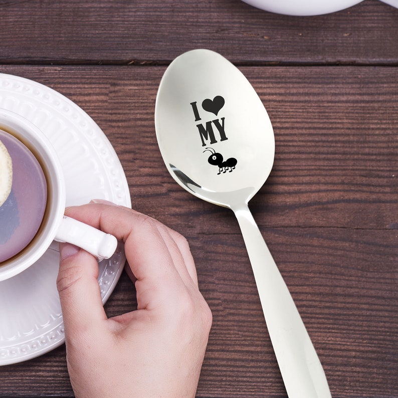 Mothers Day Gift for Aunt Love You Aunt Stamped Spoon for - Etsy
