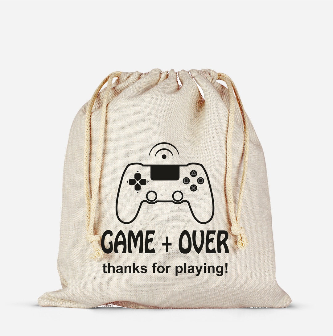 BIRTHDAY Game OVER Thank You 100 Bags With Controller Video - Etsy