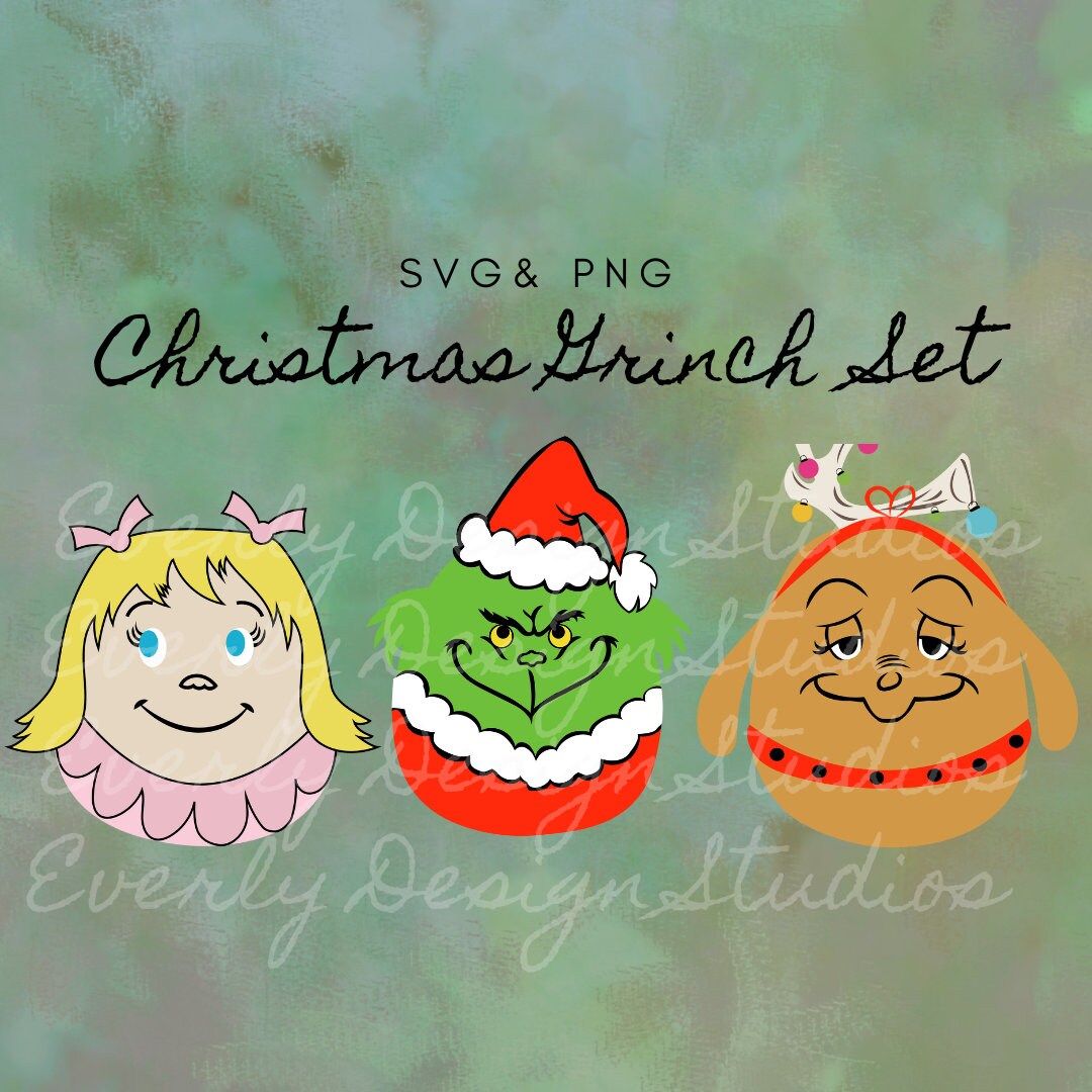 Christmas Grinch Set - Etsy