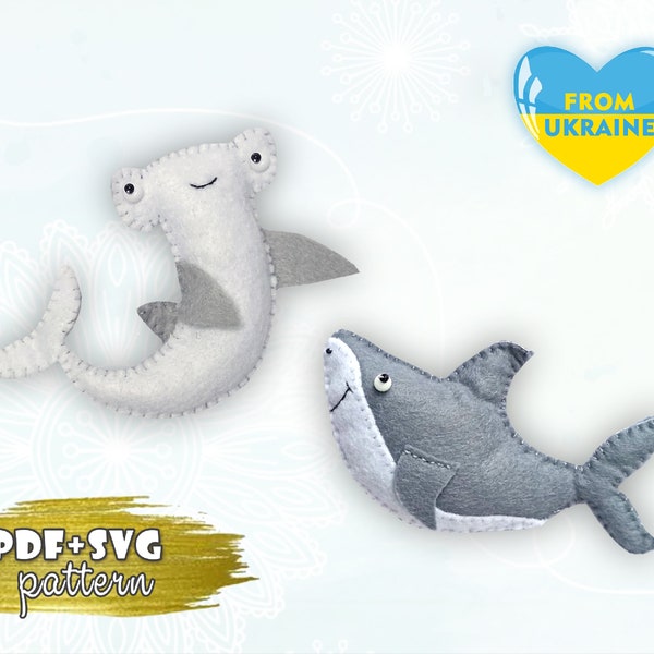 Hammerhead Shark Plush - Etsy