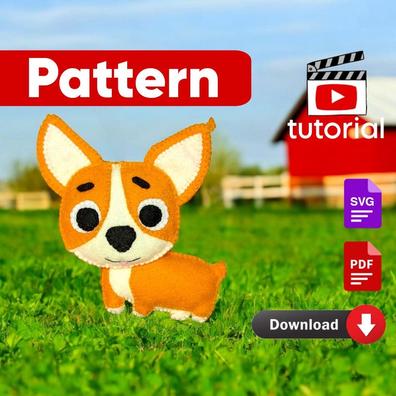 Corgi Sewing Pattern - Etsy