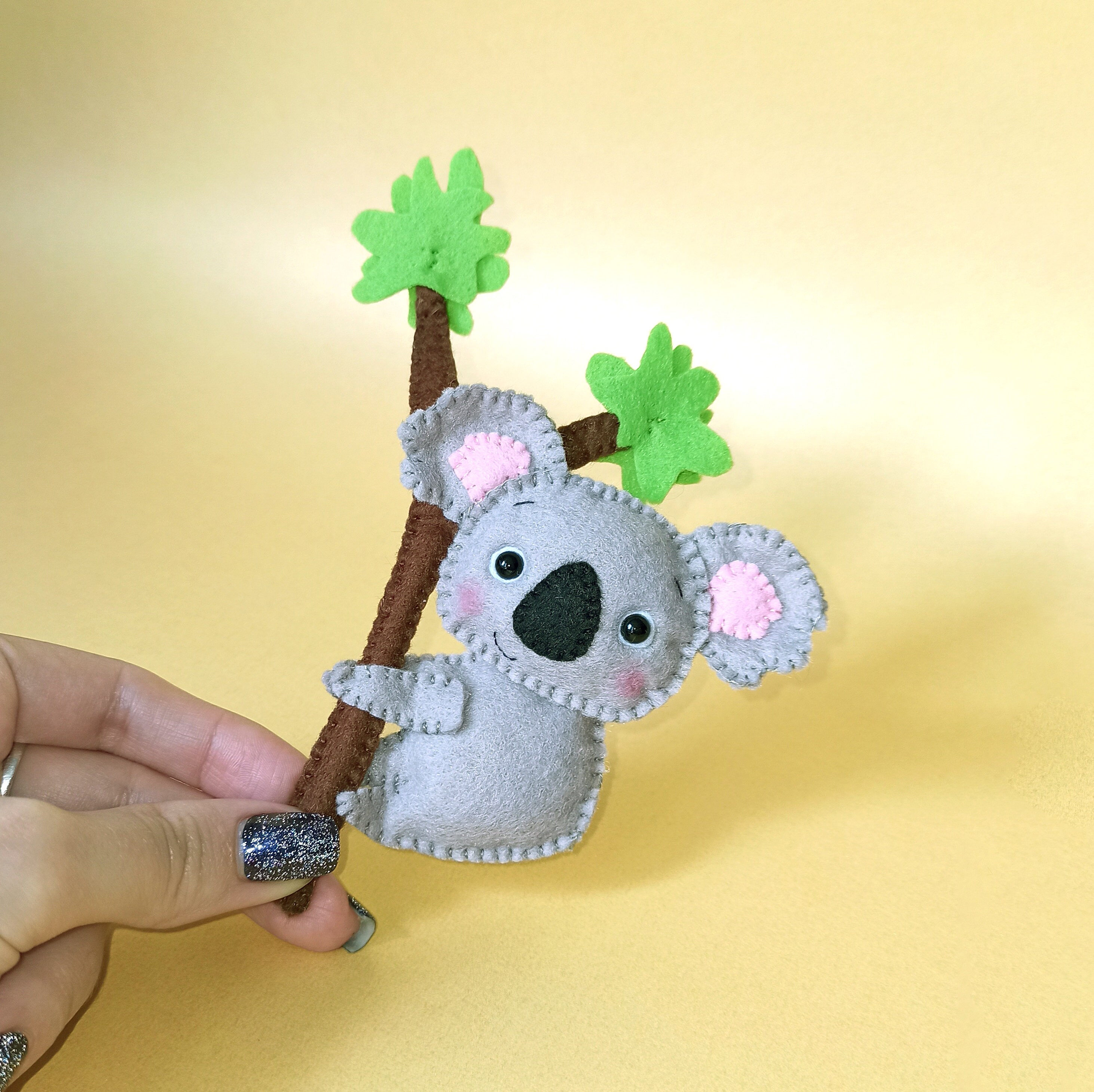 Koala Pattern PDFSVG, Cute Jungle Animals, Koala Bear Digital Pattern ...