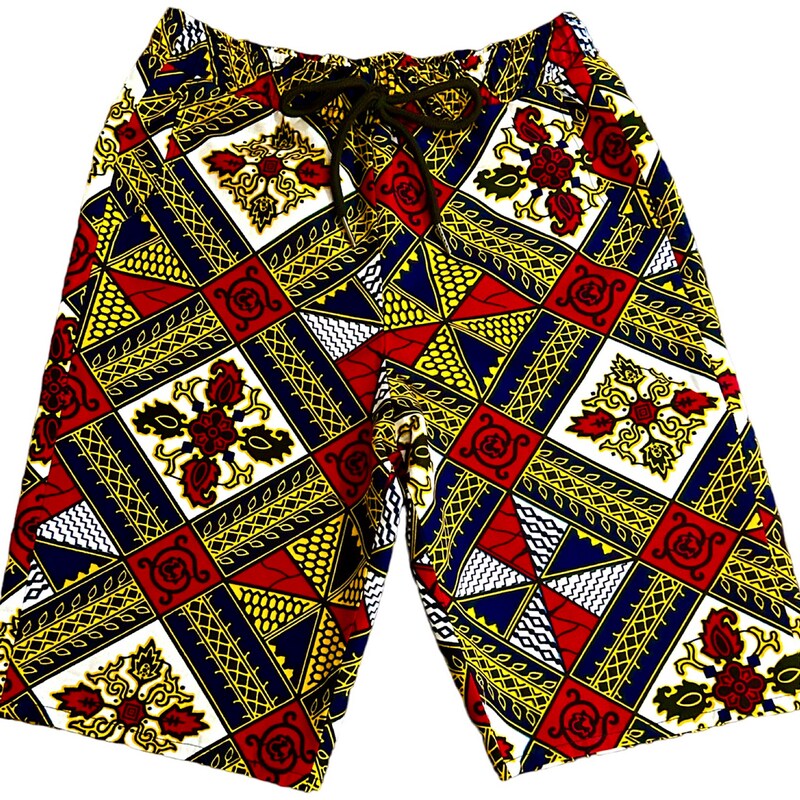 African Print Shorts - Etsy