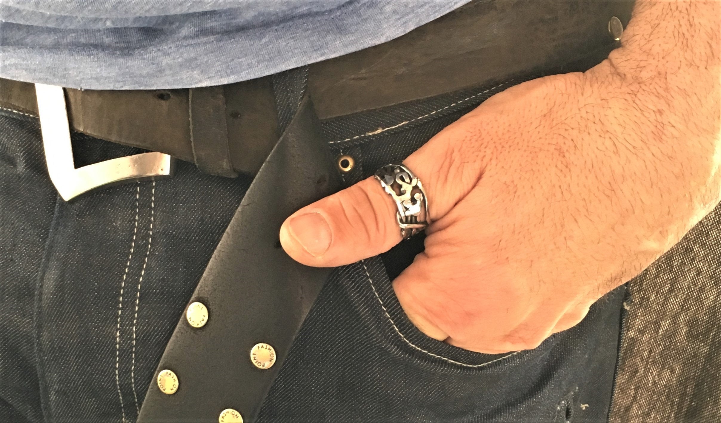 Hammered Ring Men Celtic Ring Stainless Steel Ring Mens | Etsy