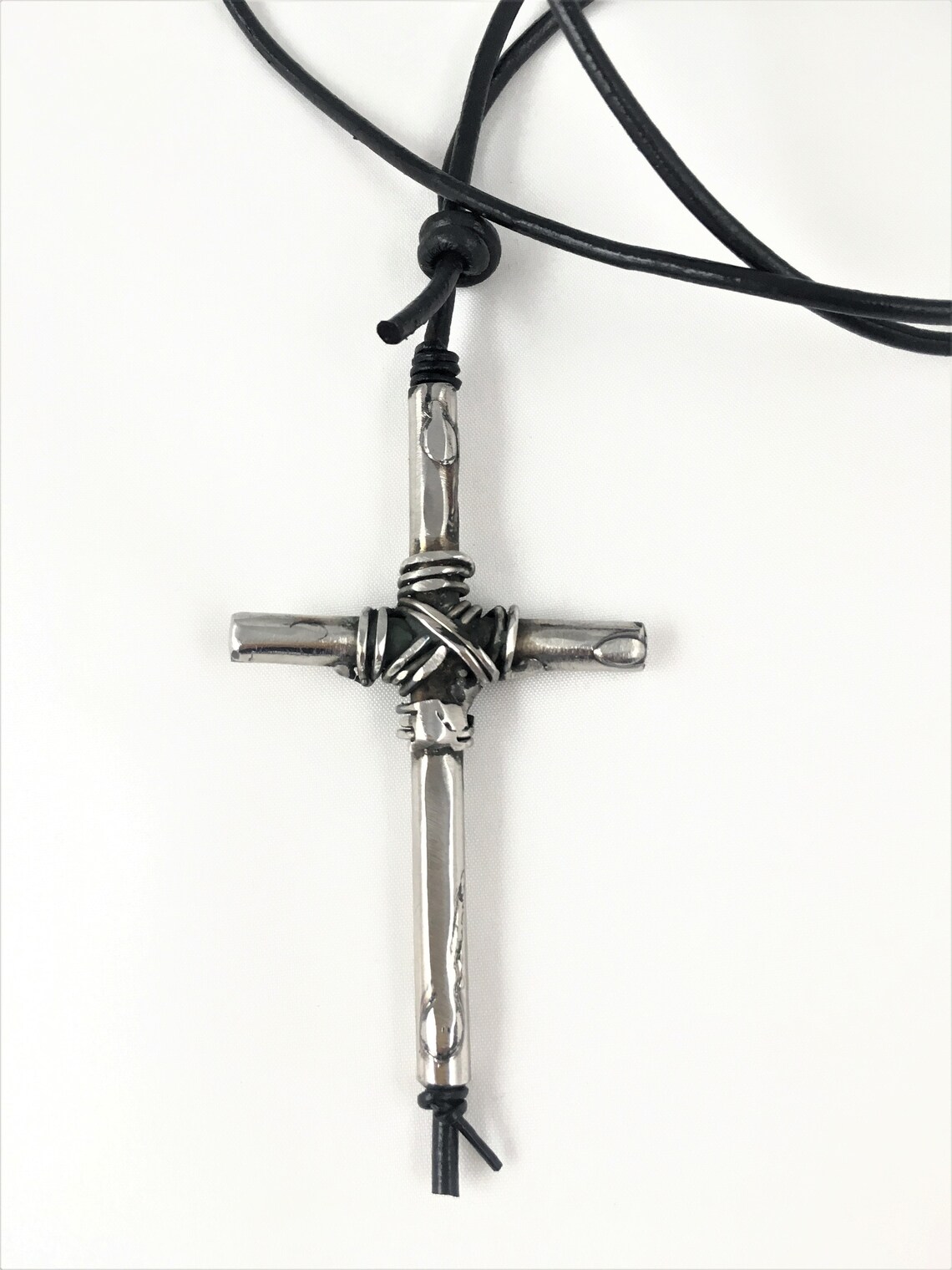 Large Cross Necklace Long Cross Necklace Women Cross - Etsy