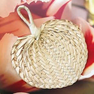 Natural Handmade Raffia Hand Fans - Medium Size Raffia Fans - Etsy