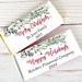 12 Pcs Christmas Holiday Personalized Hersheys Chocolate Bar ...