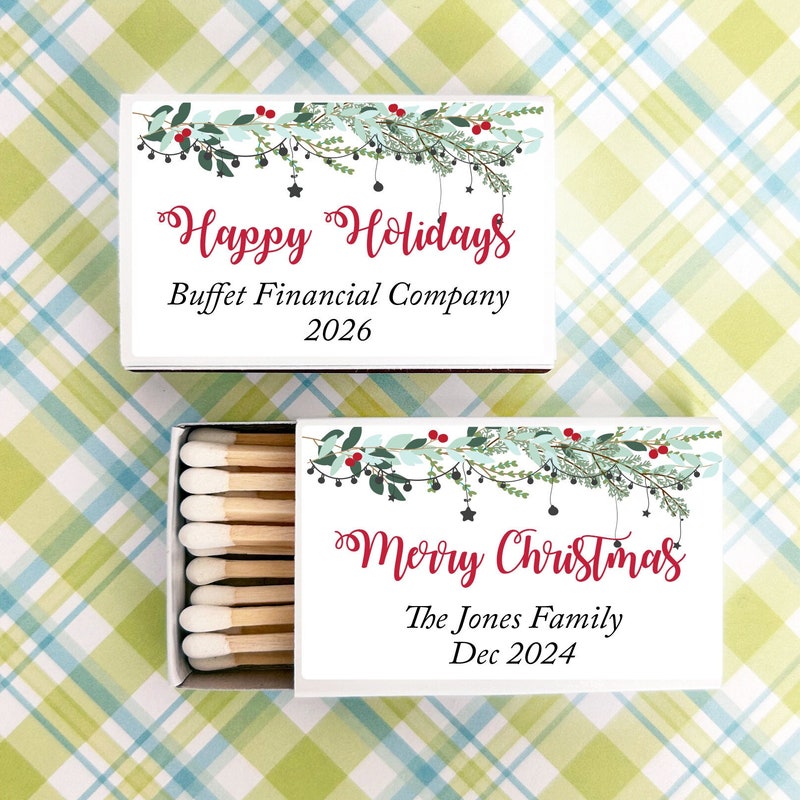 Christmas Matches - Etsy