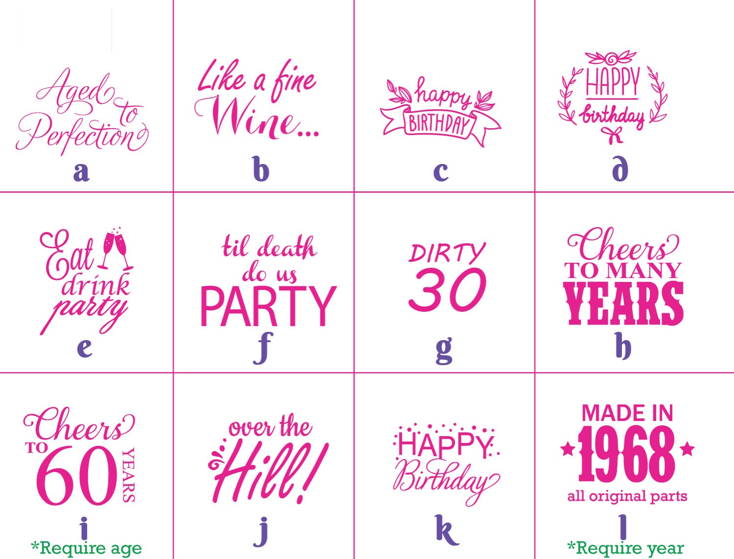 15 Pcs Adult Birthday Personalized Cigar Stickers, Personalized ...