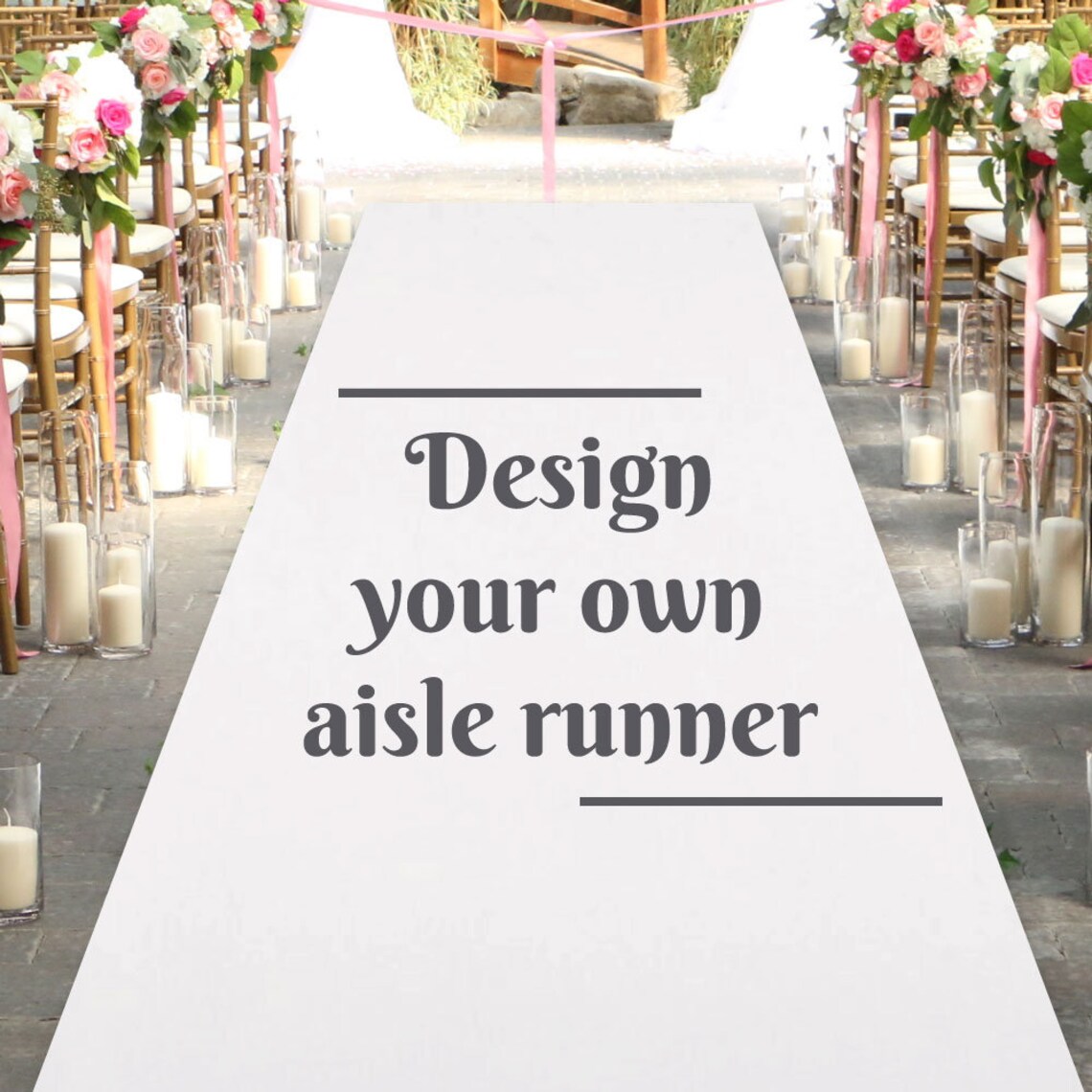 Custom ~ Design Your Own ~ Personalized Aisle Runner Wedding Aisle ...