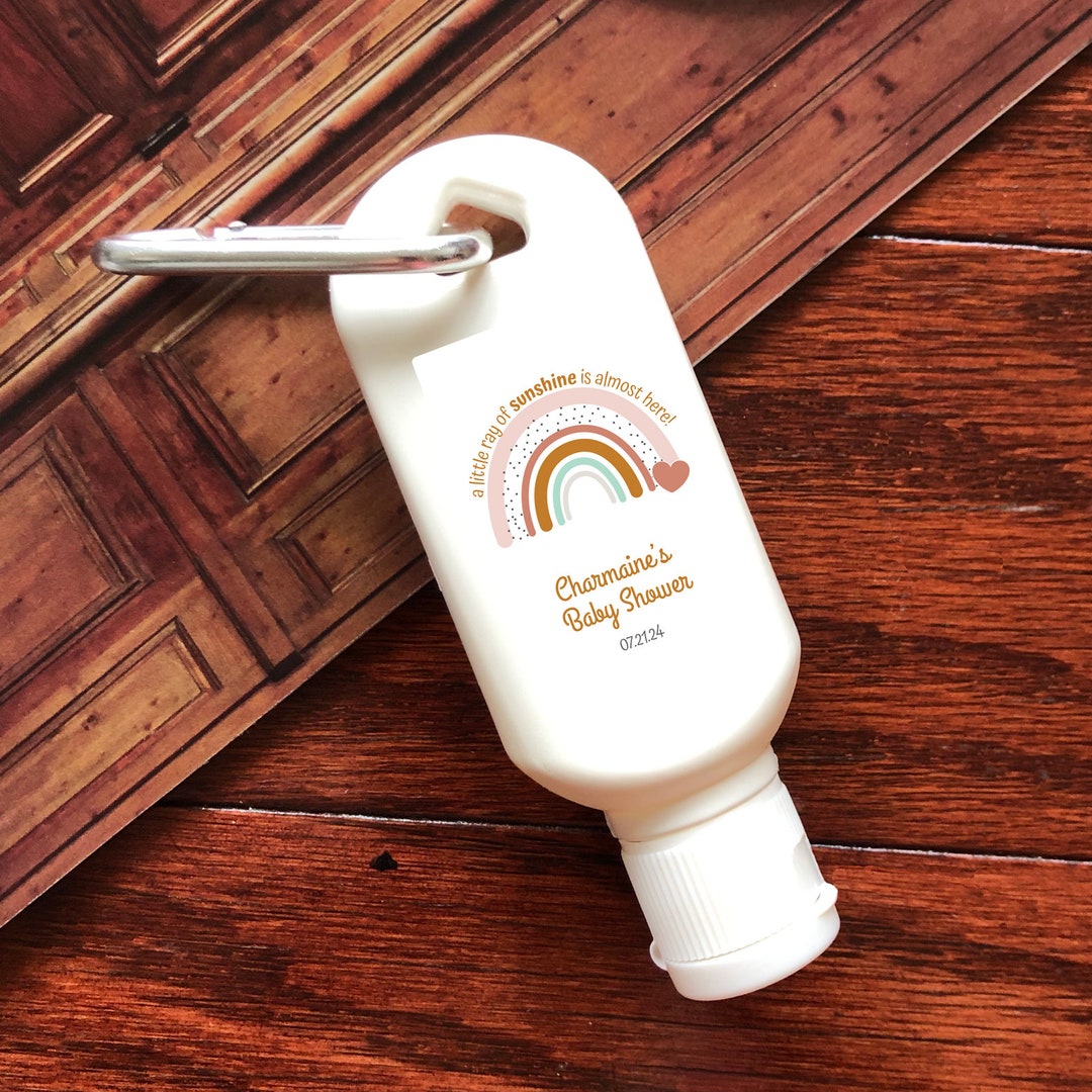 12 Pcs A Little Ray of Sunshine Personalized Sunscreen With - Etsy
