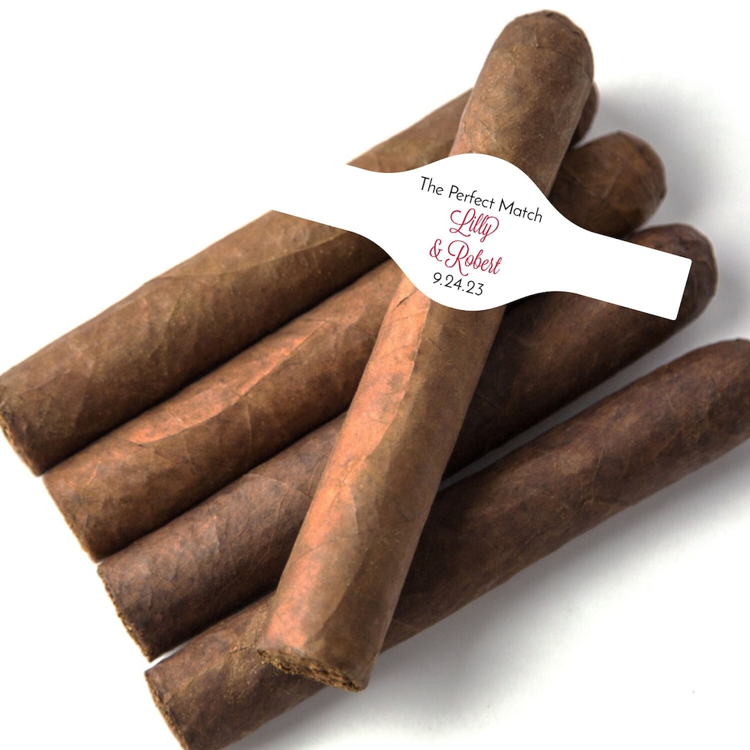15 PIECES Custom Personalized Cigar Stickers , Affordable Personalized ...