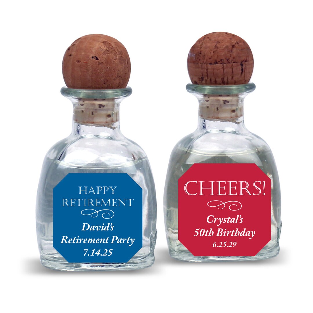 16 Pieces Mini Patron Personalized - Stickers Only - MAE39 - Birthday ...