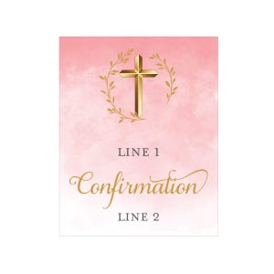 Confirmation Labels, 12 Pcs Confirmation Personalized Wine Labels ...