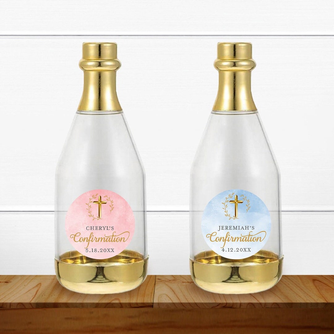 Confirmation Favors, 12 Pcs Confirmation Personalized Champagne Acrylic ...