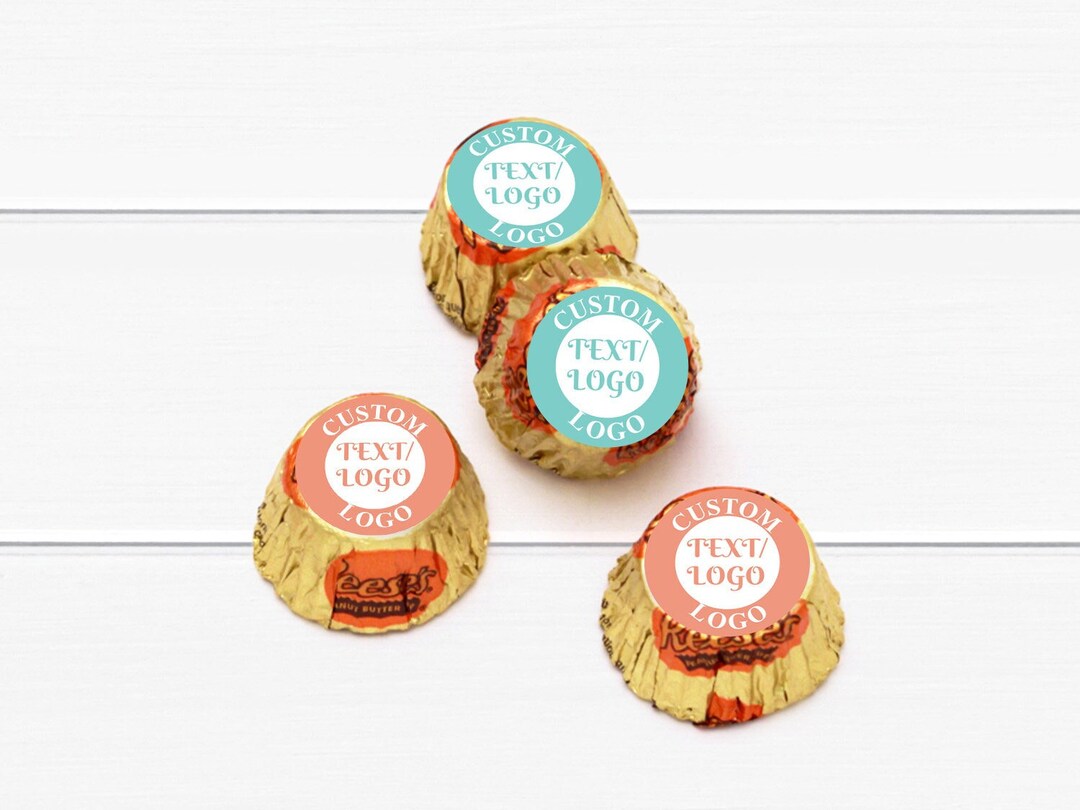50 Pcs Logo Personalized Reese Favors - Logo Reese Favors -maebase ...