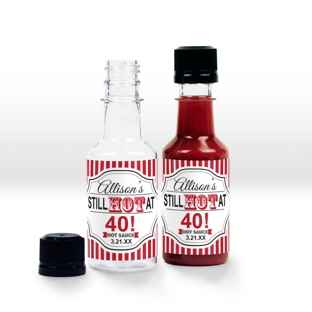 12 Pcs Still Hot at # Personalized Empty Bottle Hot Sauce Favors ...