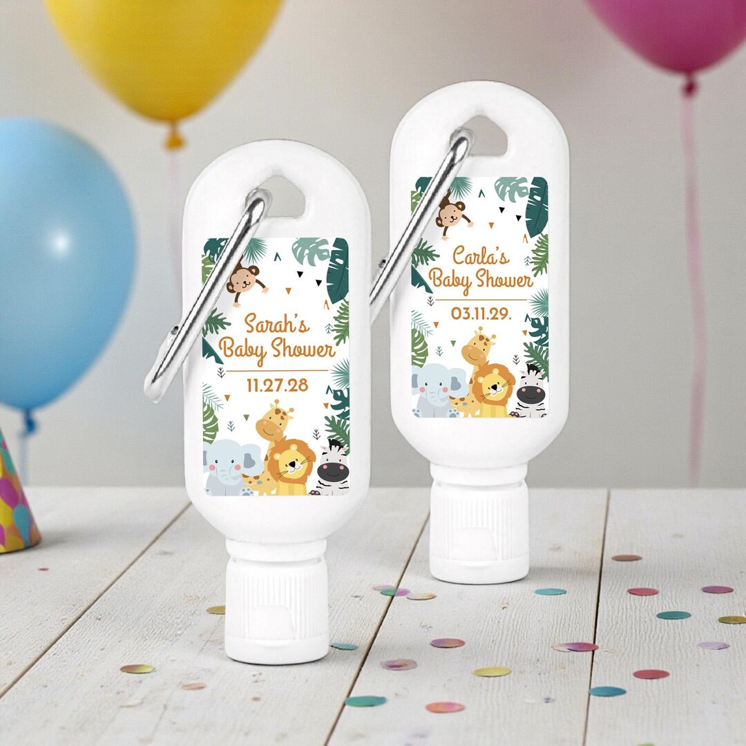 Set of 12 Safari Personalized SF30 Sunscreen With Carabiner 30ml ...