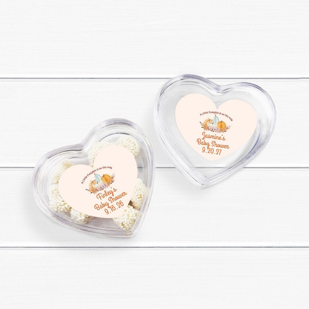 Baby Shower Favors, Set of 12, A Little Pumpkin is on the Way ...