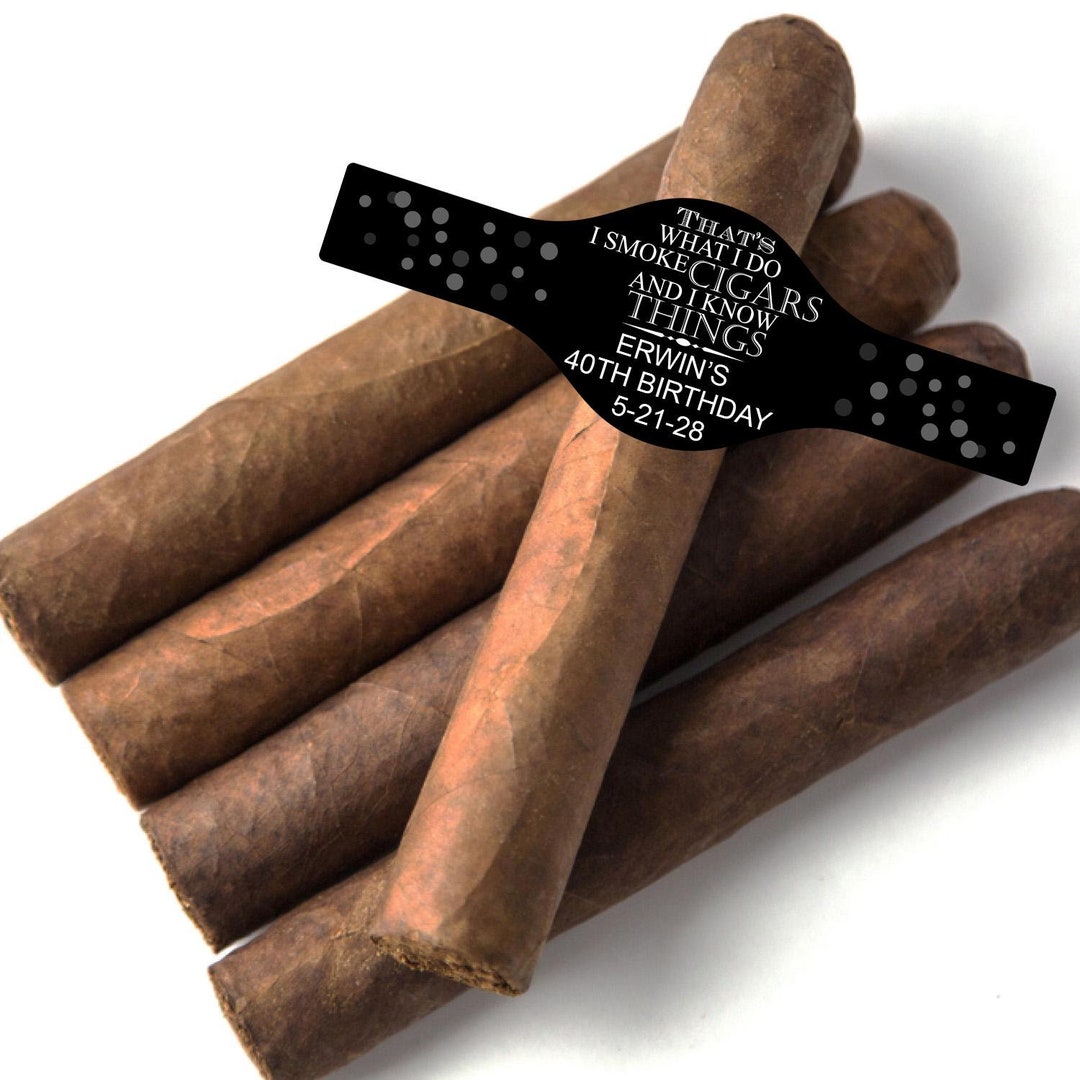 15 Pieces, That's What I Do I Smoke Cigars & I Know Things Personalized ...