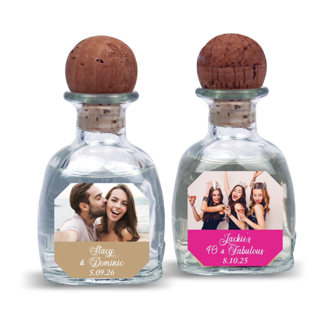 Photo Mini Personalized Stickers Labels Only, Wedding Bridal Shower ...