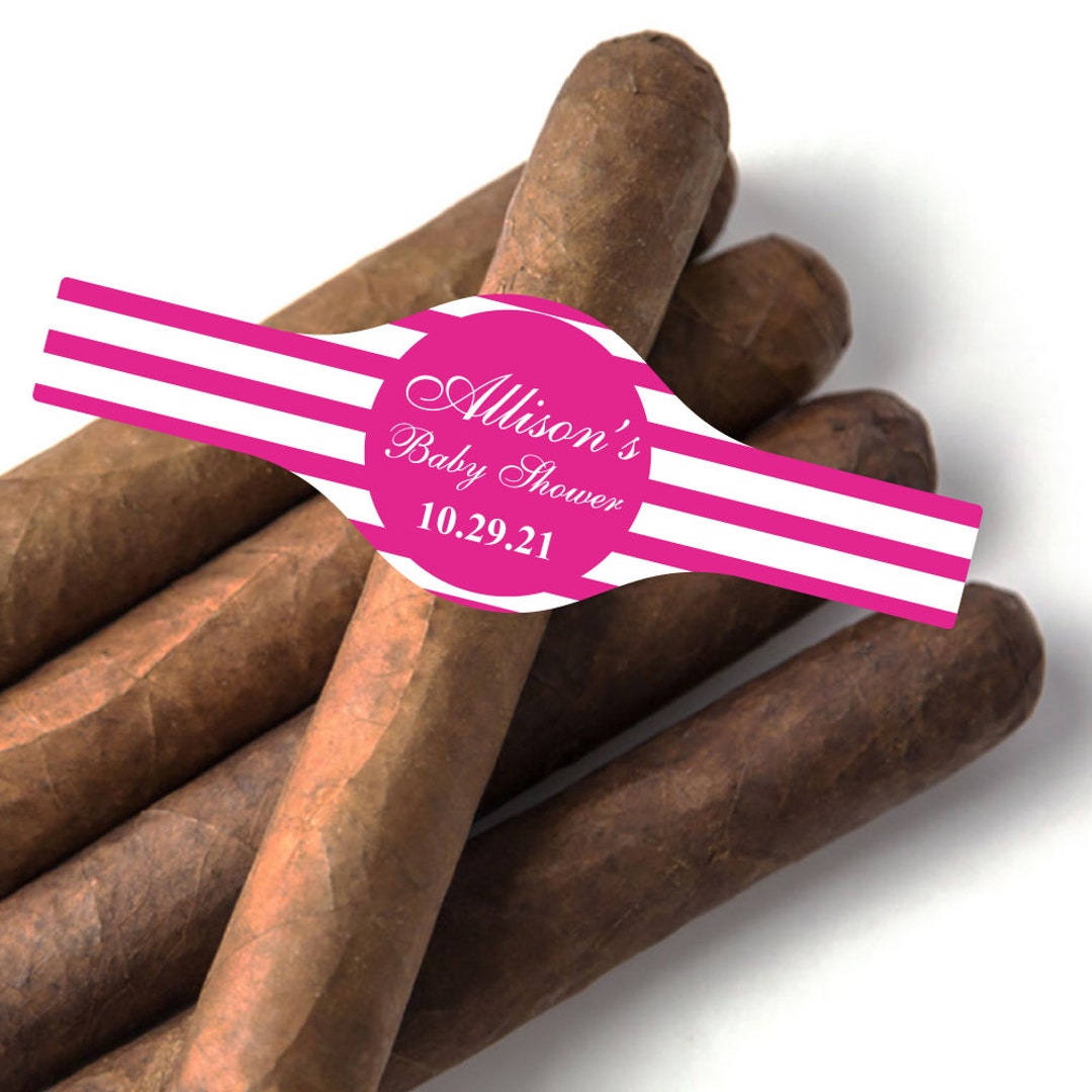 15 PIECES Stripes Personalized Cigar Stickers , Affordable Personalized ...