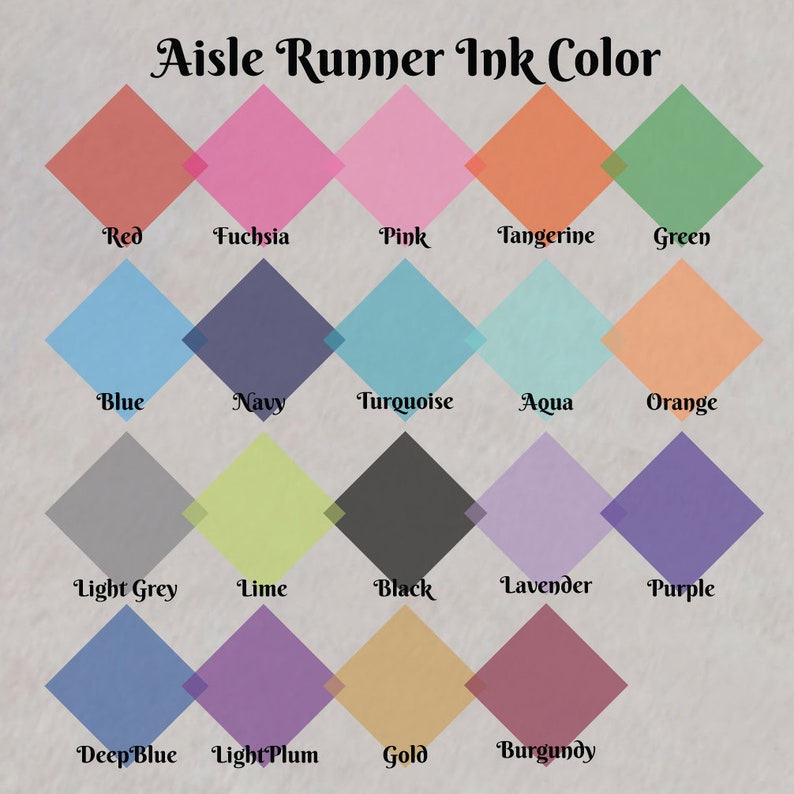 Custom Personalized Aisle Runner Wedding Aisle Runner - Etsy